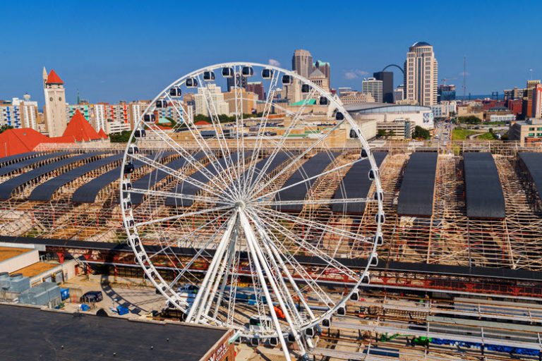 See the City from the St Louis Ferris Wheel at Union Station