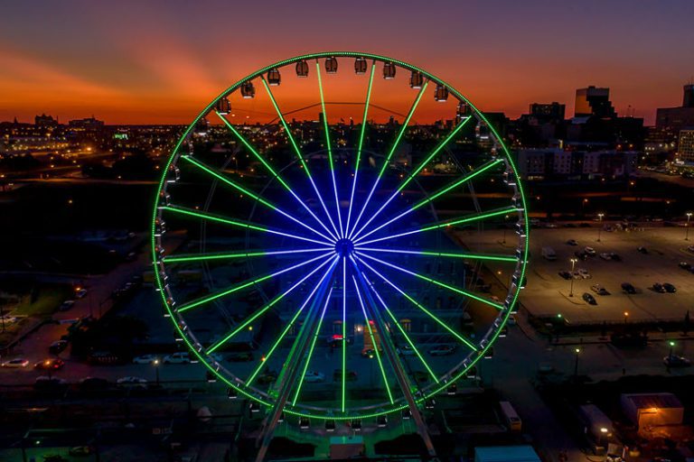 See the City from the St Louis Ferris Wheel at Union Station