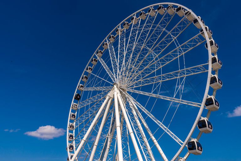 See the City from the St Louis Ferris Wheel at Union Station