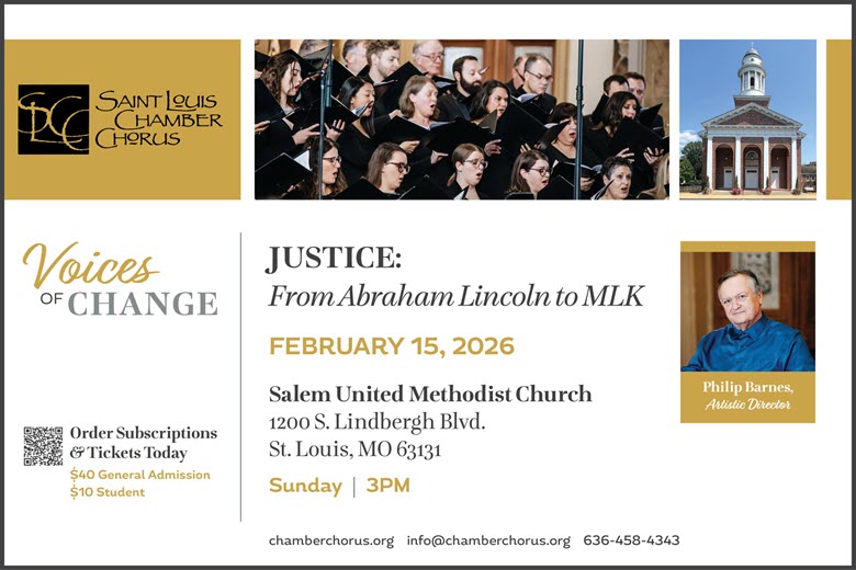 Saint Louis Chamber Chorus: "Voices of Change: From Abraham Lincoln to ...